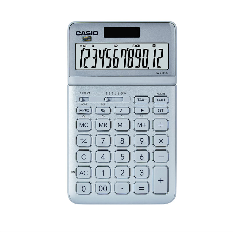 卡西欧(CASIO)stylish时尚计算器 JW-200SC-BU参数配置_规格_性能_功能-苏宁易购
