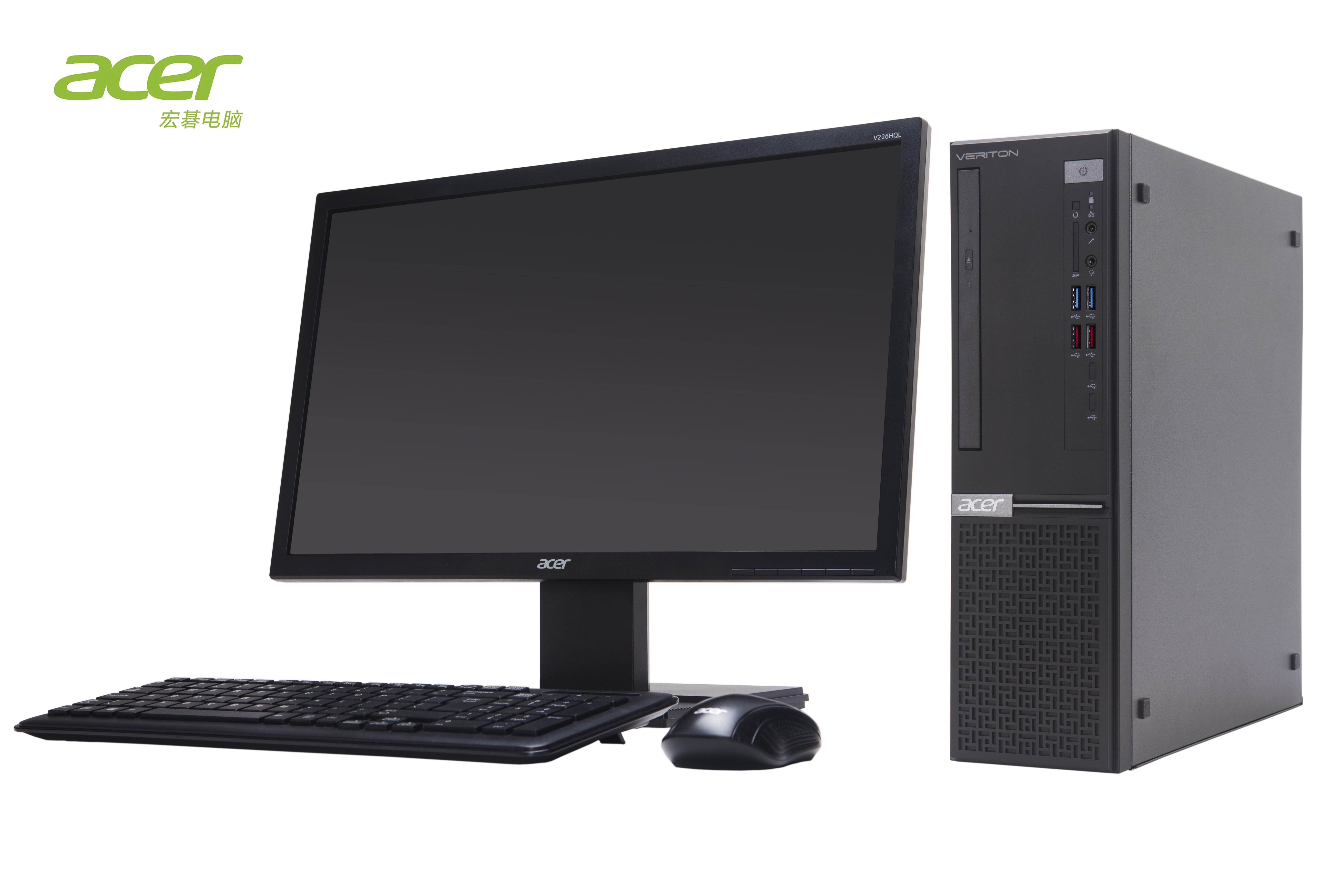 宏碁（acer）VeritonB450商用台式机（G4900 4G 1T DVDRW 2G独立显卡）参数配置_规格_性能_功能-苏宁易购