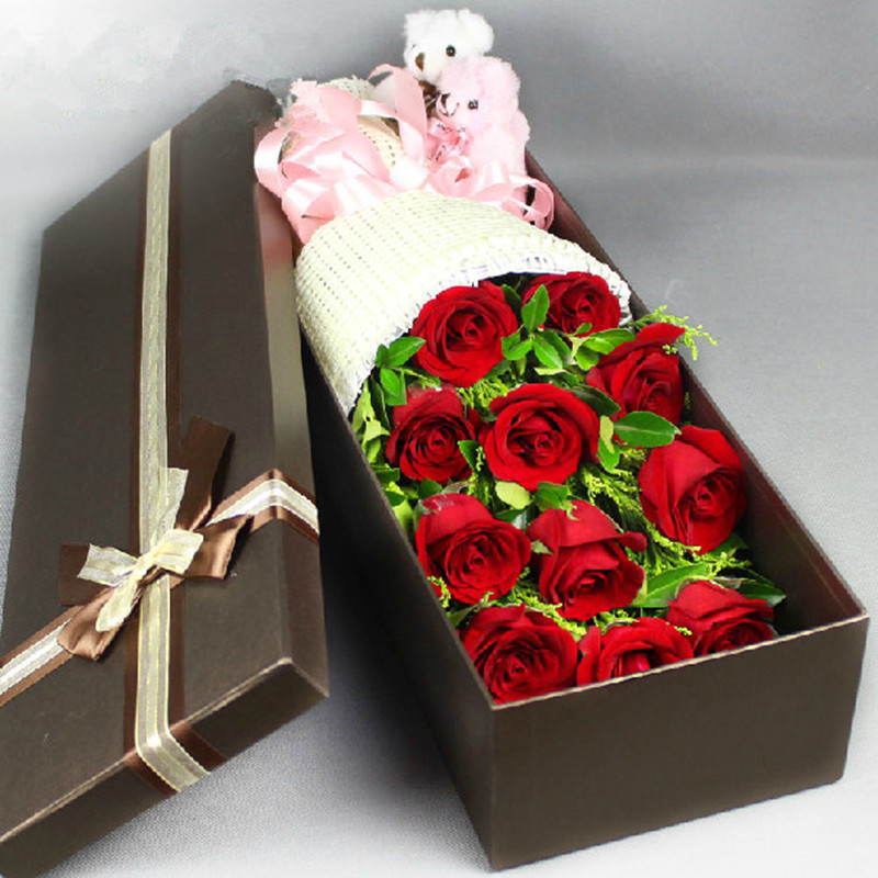 玫瑰花包装花束,纸盒,_大山谷图库