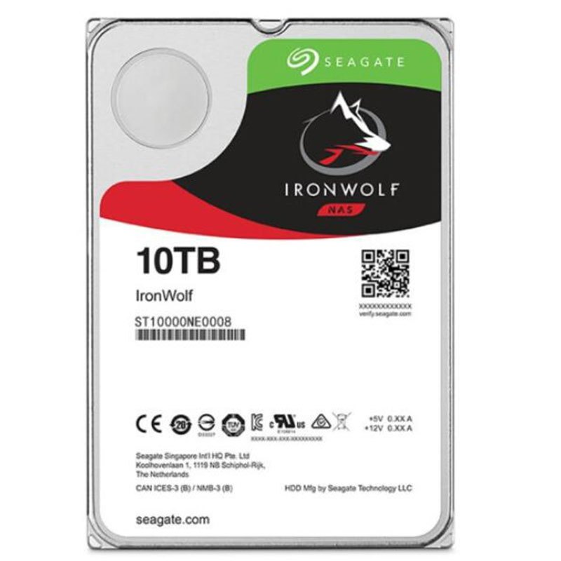 希捷(Seagate) 酷狼Pro NAS硬盘 10TB 256MB缓存 7200转 PMR CMR垂直技术 网络存储 SATA接口 ...