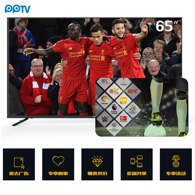 平板电视 PPTV-65C2 65英寸4K超高清网络智能液晶互联网平板电视+PPTV聚力体育高级会员年包【价格 图片 品牌 报价】-苏宁易购苏宁自营