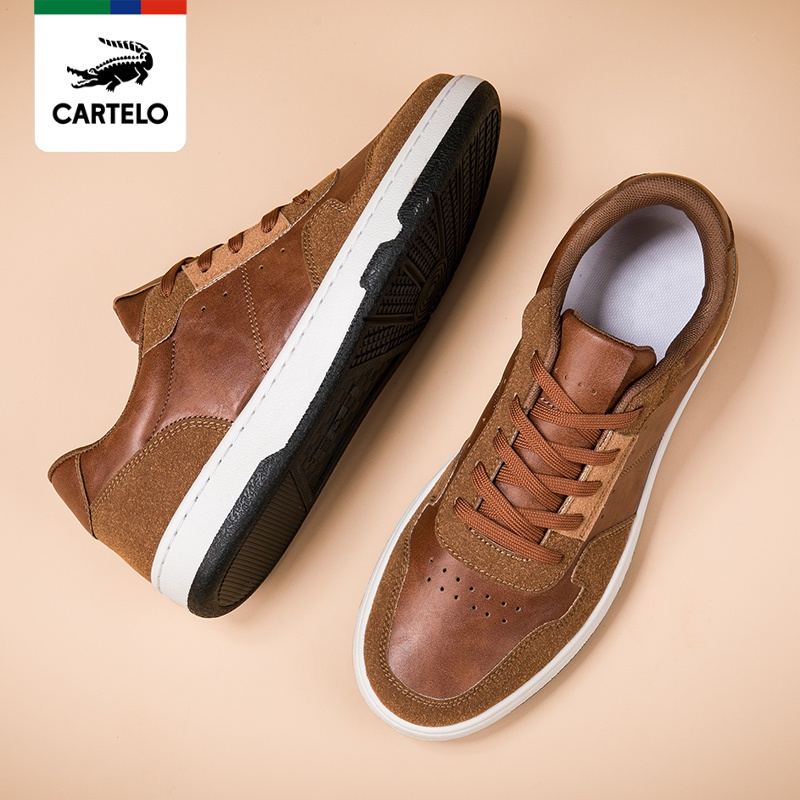 [线下专柜同款]卡帝乐鳄鱼(CARTELO)新款百搭男士休闲鞋小白鞋男鞋板鞋子男报价_参数_图片_视频_怎么样_问答-苏宁易购