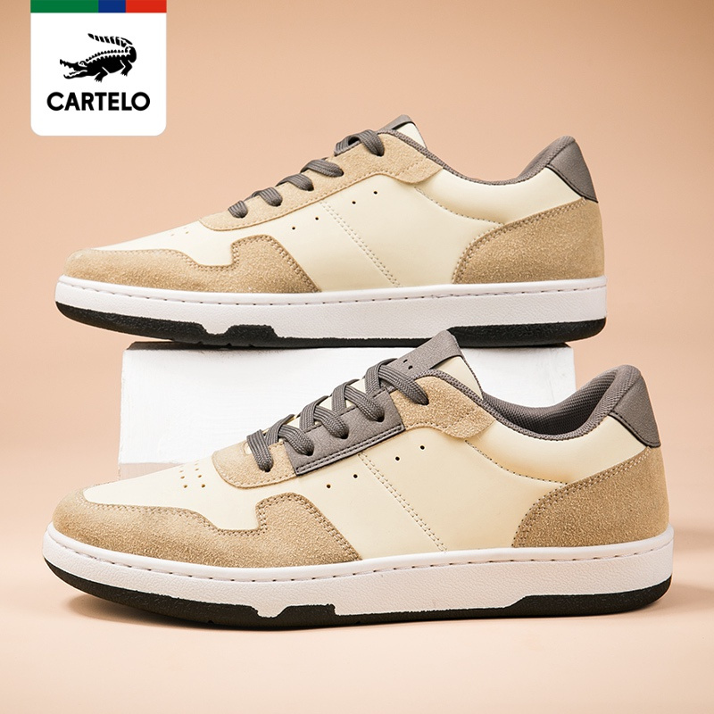 [线下专柜同款]卡帝乐鳄鱼(CARTELO)新款百搭男士休闲鞋小白鞋男鞋板鞋子男报价_参数_图片_视频_怎么样_问答-苏宁易购