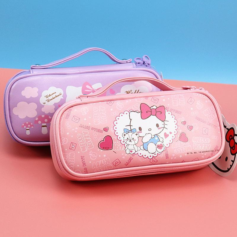 凯蒂猫Hello kitty小学生密码器锁女童卡通文具笔盒文具袋 文具盒 KA95026紫色 helloKitty报价_参数_图片_视频_怎么样_问答-苏宁易购