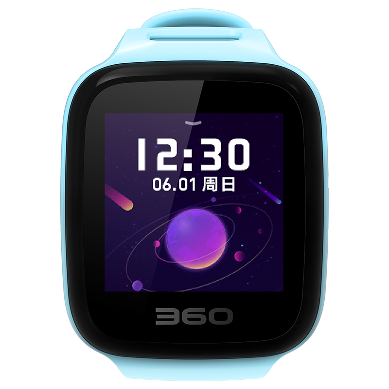 360(360)儿童手表7C拍照防水版 电话手表 智能定位手电筒 360儿童电话 儿童手表7C W802 天空蓝视频介绍_360(360)儿童 ...