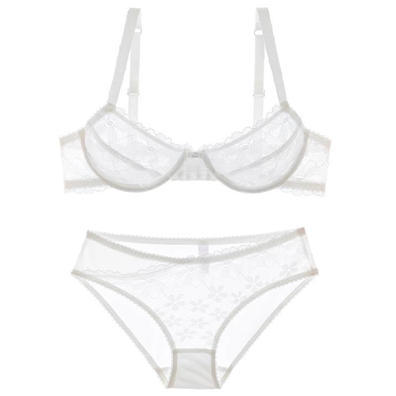 性感超薄透明诱惑蕾丝内衣文胸薄荷绿胸罩无海绵Bra [单件/套装] 薄荷绿单件 32D/70D(配S码内裤)报价_参数_图片_视频_怎么样 ...