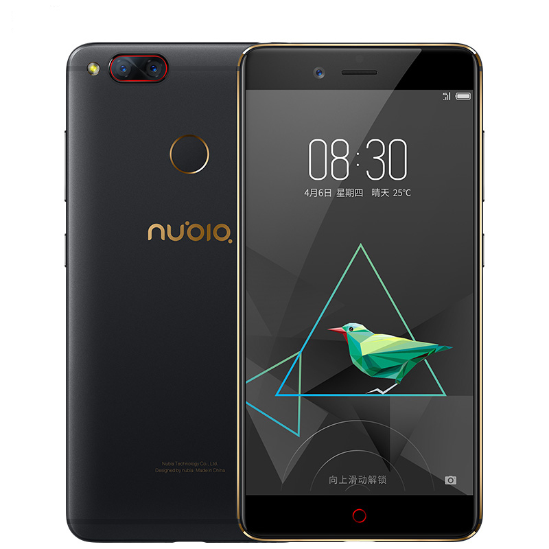 【努比亚(nubia)手机NX569J】 nubia/努比亚Z17mini 4GB+64GB 黑金色 移动联通电信4G全网通手机【价格 图片 品牌 报价】-苏宁易购努比亚手机苏宁自营旗舰店