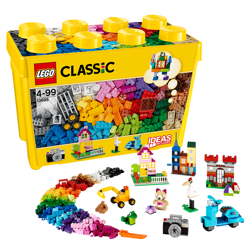 禧天龙LEGO 乐高 Classic 经典创意系列乐高经典创意大号积木盒 10698 200块以上 塑料 3岁以上报价_参数_图片_视频_怎么 ...