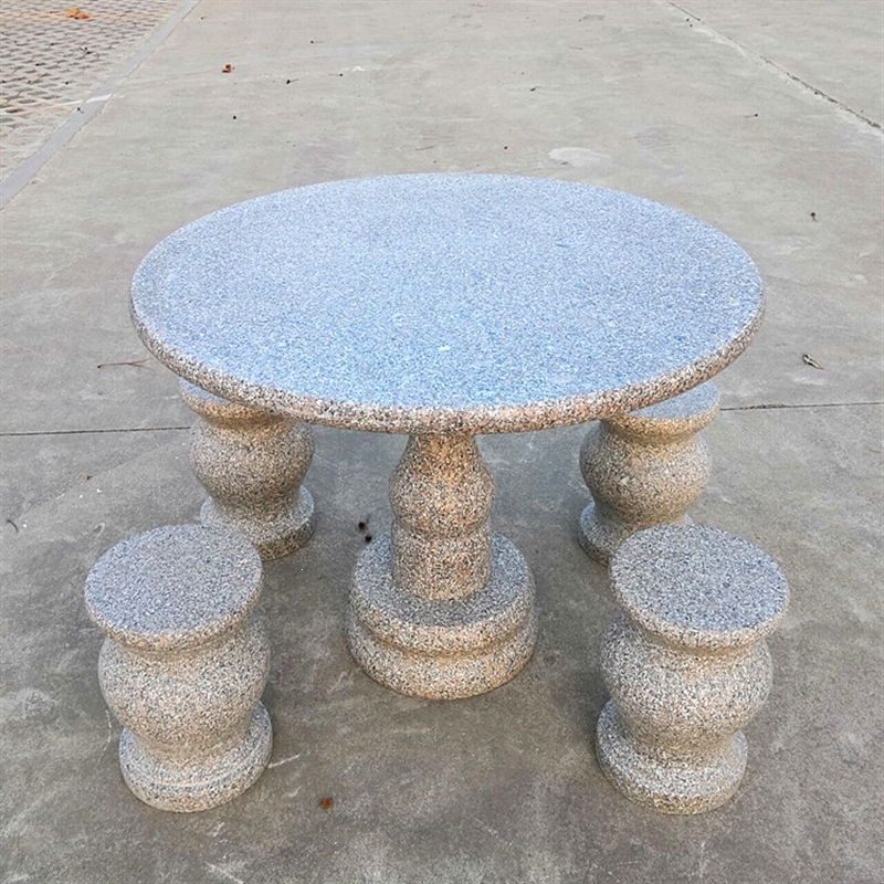 院子里可以放石桌吗,院子里放石桌有讲究吗,庭院放石桌石凳好_大山谷图库