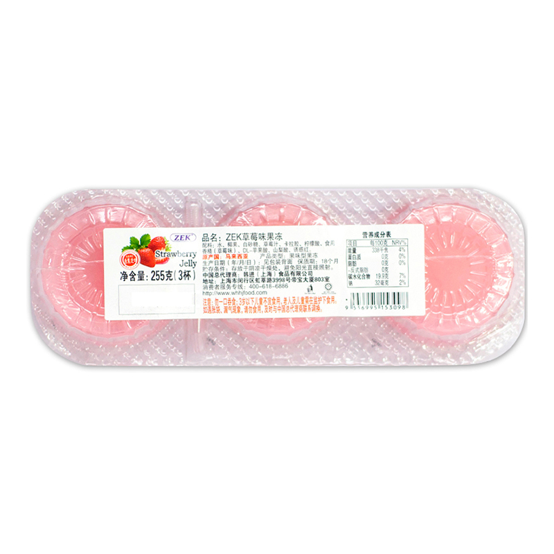ZEK草莓味果冻255g 水果味果冻布丁报价_参数_图片_视频_怎么样_问答-苏宁易购