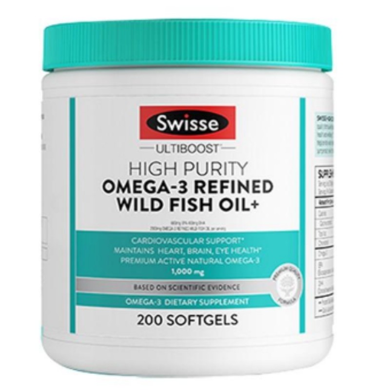 Swisse成人高纯度Omega-3精炼深海鱼油胶囊200粒/瓶装 鱼油/深海鱼油 高含量视频介绍_Swisse成人高纯度Omega-3精炼 ...