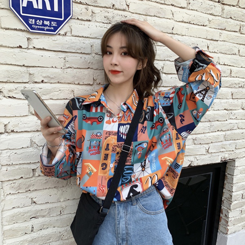 港风花衬衫搭配,风格_大山谷图库