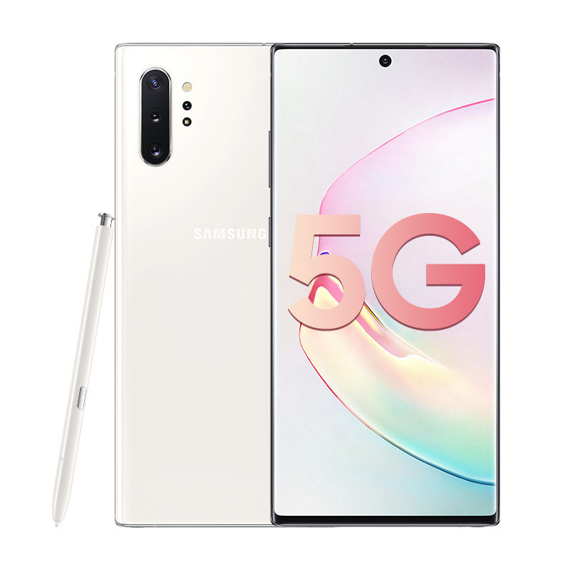 三星 Galaxy Note10+(SM-N9760)5G版 12GB+256GB 密斯白 智能S Pen骁龙855芯片全面屏四摄 双卡双待5G手机参数配置_规格_性能_功能-苏宁易购