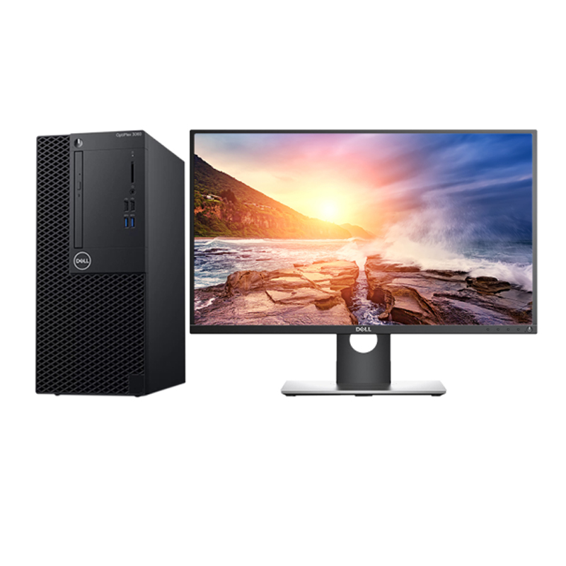 戴尔(DELL)Optiplex 3060MT 台式电脑整机19.5寸显示器(i3-8100 4G 1T DVDRW)报价_参数_图片_视频 ...