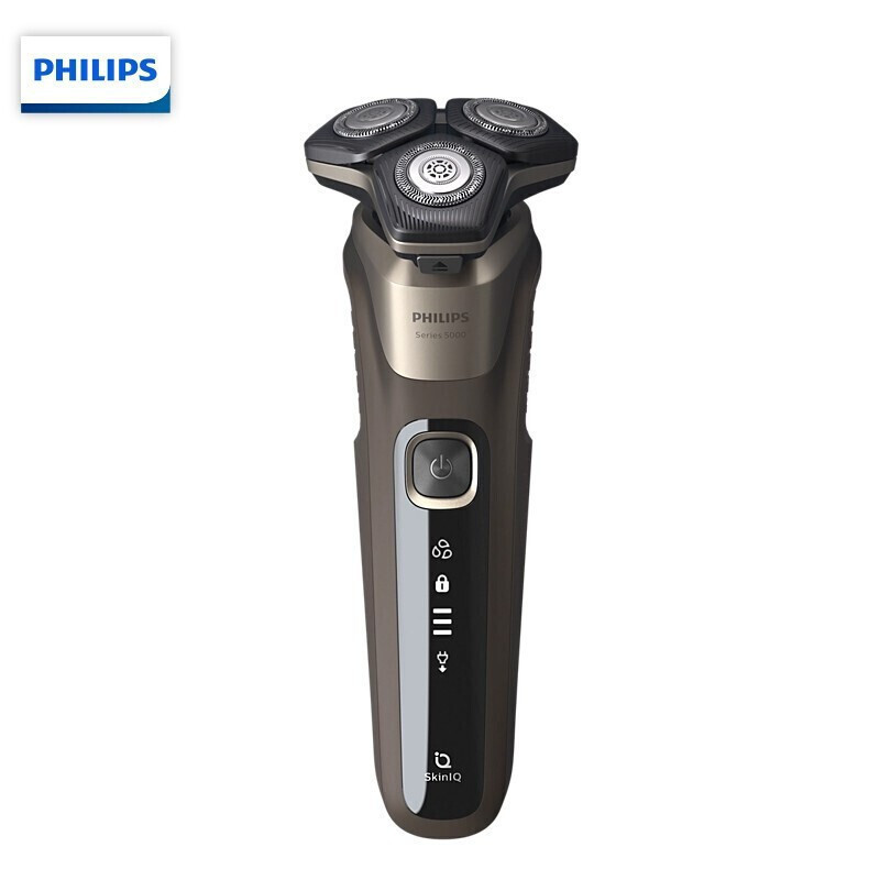 飞利浦(PHILIPS)电动剃须刀S5531剃胡须新款李现同款刮胡刀胡须刀全身水洗 S5536(棕色,带充电底座)视频介绍_飞利浦 ...