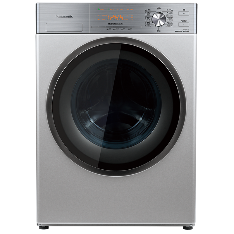 松下(Panasonic) XQG80-E8625 8KG 全自动家用 滚筒变频 节能静音洗脱一体滚筒洗衣机(银色)视频介绍_松下(Panasonic) XQG80-E8625 8KG 全自动 ...