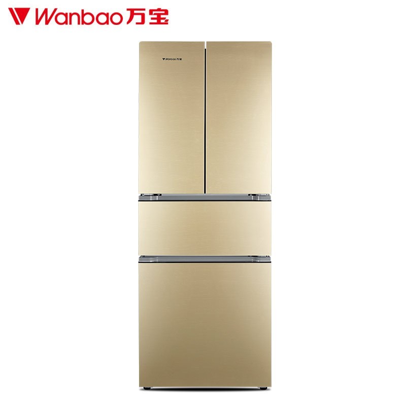 万宝(wanbao)冰箱BCD-348MC 万宝（Wanbao）BCD-348MC 348升 法式多门直冷冰箱 玻璃面板 HIPS环保内胆 三 ...