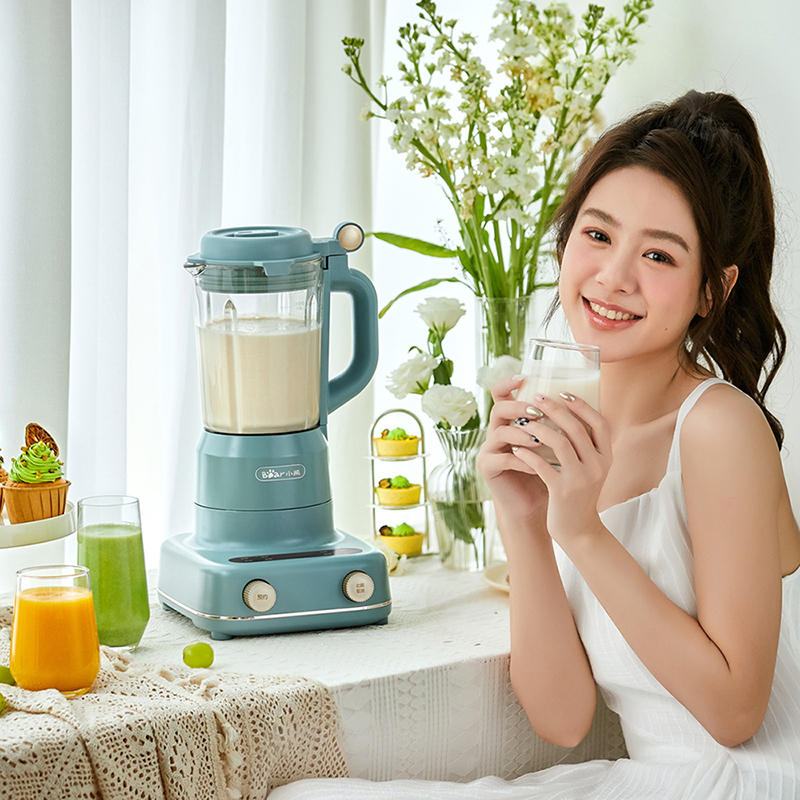 小熊 Bear 破壁机小型多功能家用智能预约加热豆浆机迷你料理机榨汁机果汁机搅拌机辅食机1 2l Pbj C08m1报价 参数 图片 视频