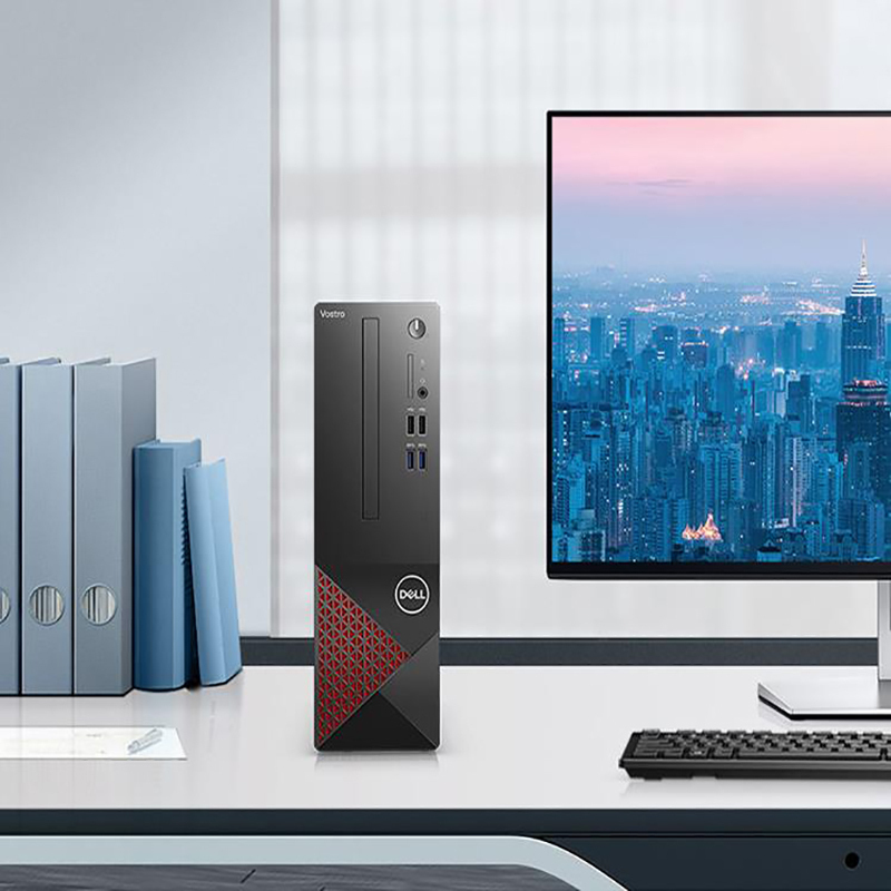 戴尔(DELL) 3681-R14N7R(i5-10400/8G/256G/1T/win10)23.5寸台式机整机视频介绍_戴尔(DELL ...