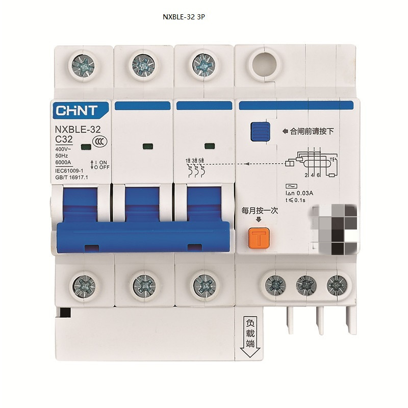 正泰 NXBLE-32小型漏电断路器 C25 10mA 6kA 2P(台)参数配置_规格_性能_功能-苏宁易购