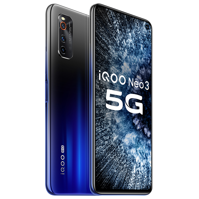 vivo iQOO Neo3 12GB+128GB 夜幕黑 高通骁龙865 144Hz竞速屏 立体双扬声器 44W超快闪充 双模5G全网通手机vivo图片,高清实拍大图—苏宁易购