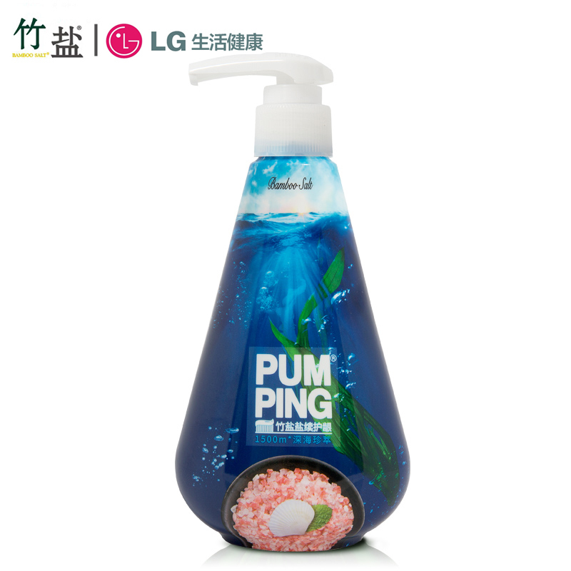 LG竹盐盐续深海珍萃护龈派缤牙膏285g(海洋沁爽薄荷香) 口气清新 温润护龈维生素E 呵护口腔健康 深海萃取海藻精华视频介绍_LG竹盐盐续深海珍萃护龈派缤牙膏285g(海洋沁爽薄荷香) 口气 ...
