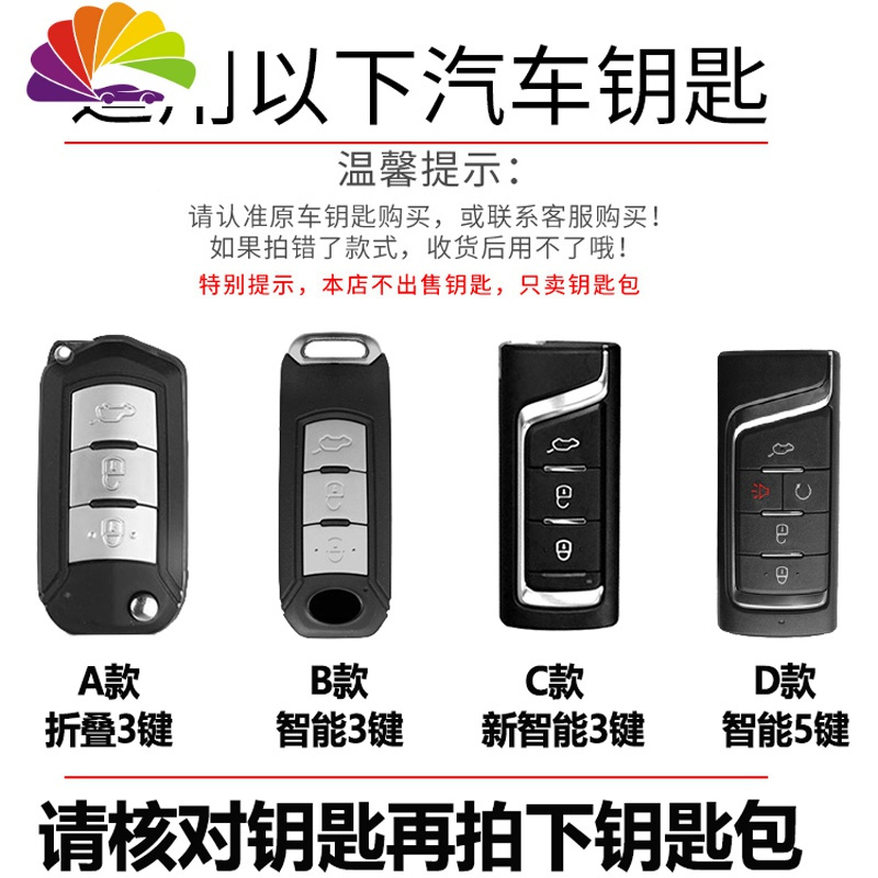舒适主义广汽传祺GS4/GA4/GS3/GS5传奇GS8/GS7/GM6专用汽车钥匙包套壳扣男 D款智能5键(汽车钥匙扣报价_参数_图片_视频_怎么样_问答-苏宁易购