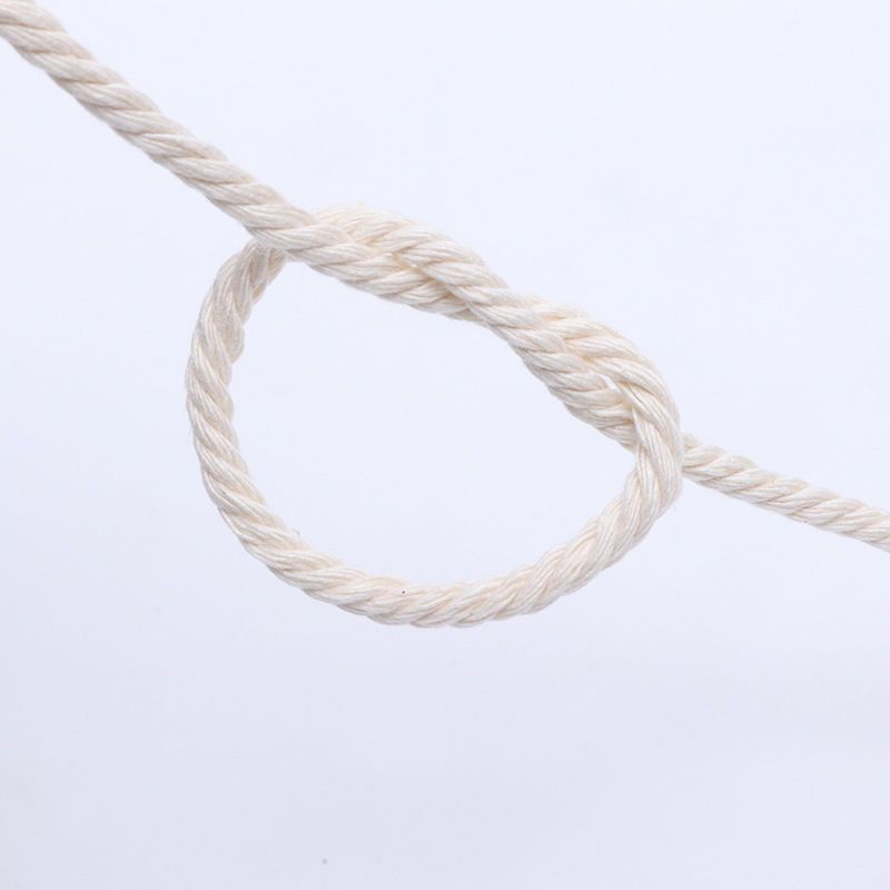 棉线绳 DIY手编编织棉线绳 吊牌绳镶嵌绳批发白色装饰捆绑棉绳 白色 3毫米50米报价_参数_图片_视频_怎么样_问答-苏宁易购