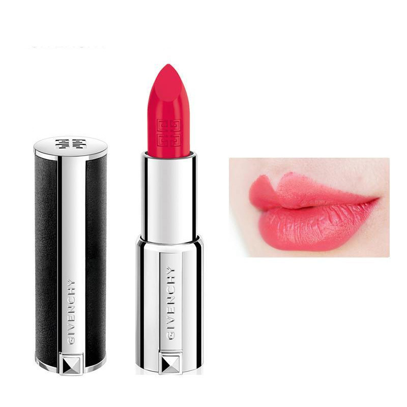 纪梵希(GIVENCHY)唇膏 纪梵希(GIVENCHY) 小羊皮口红306/304高定香榭天鹅绒唇膏3.4g红丝绒口红 303珊瑚红【价格 图片 品牌 报价】-苏宁易购CIOO海外专营店