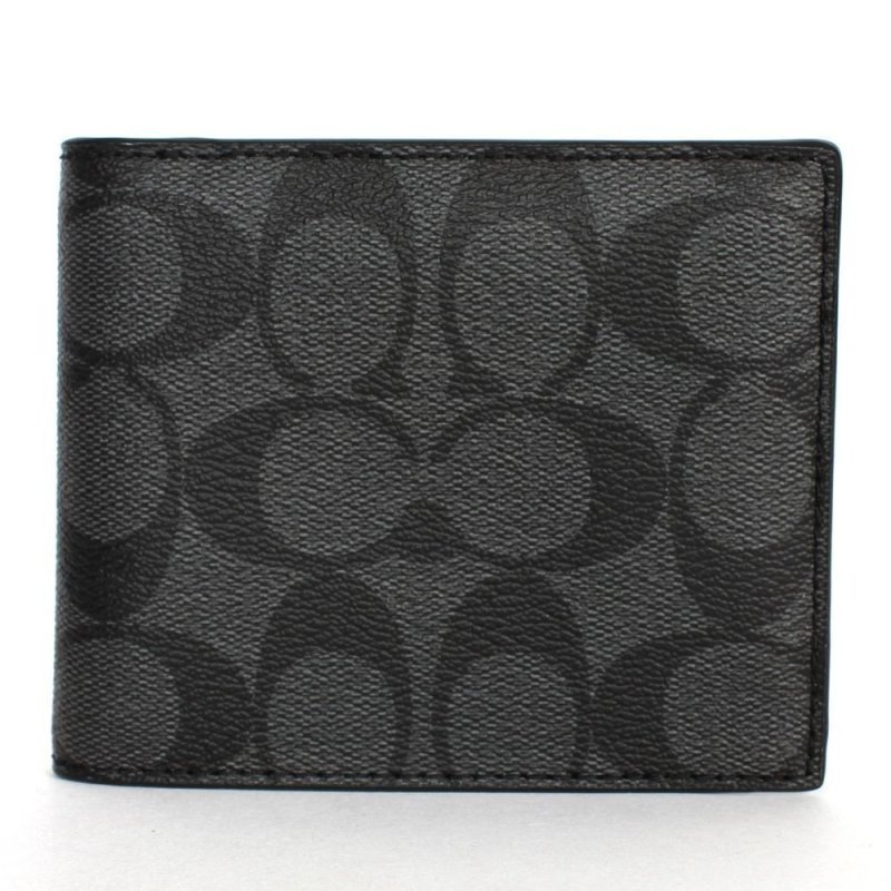 COACH 蔻驰 男士经典短款 COMPACT ID PVC 钱包 F75006 F74993 男包视频介绍_COACH 蔻驰 男士经典短款 ...