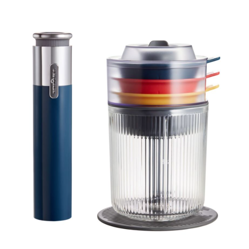 东菱(Donlim)绞肉机DL-6082A(静谧蓝)有线家用小型绞馅机辅食机料理棒切菜碎肉机无线捣蒜器 多功能百味佐料机视频介绍_东菱 ...