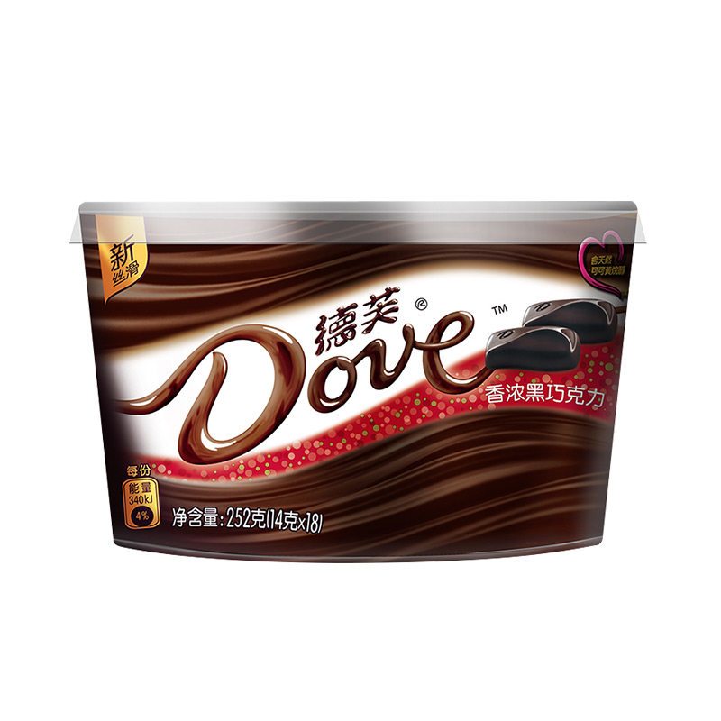 【德芙(DOVE)巧克力】 德芙 巧克力 香浓黑巧克力252g【价格 图片 品牌 报价】-苏宁易购吃货妞妞食品旗舰店