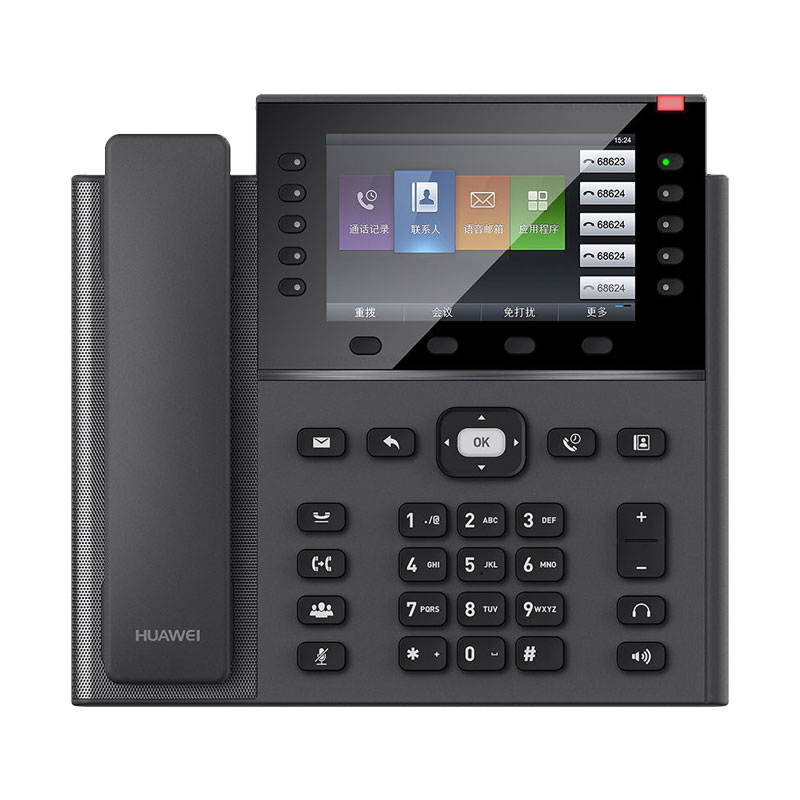 华为(HUAWEI)eSpace 7960 IP 电话机 IP网络VOIP电话商务办公SIP电话座机网络电话机(含电源)视频介绍_华为 ...