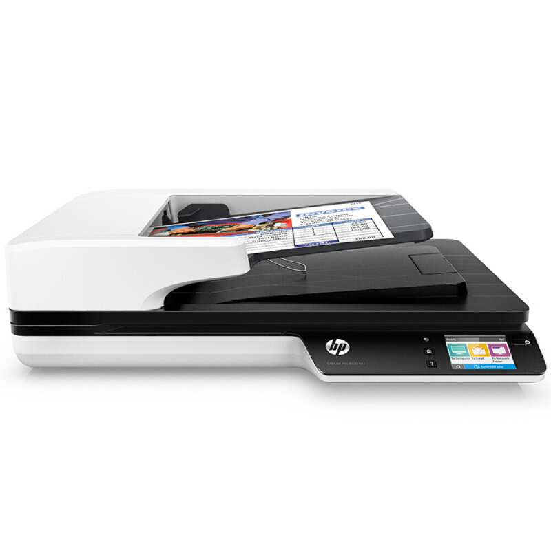 惠普 HP Scanjet Pro 4500 fn1 网络扫描仪 触摸屏视频介绍_惠普 HP Scanjet Pro 4500 fn1 网络 ...