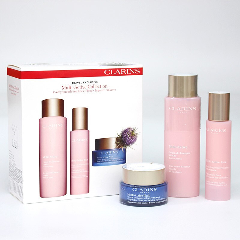 CLARINS 娇韵诗青春赋活多元三件套 粉水精华水+日间乳液+晚霜套装报价_参数_图片_视频_怎么样_问答-苏宁易购