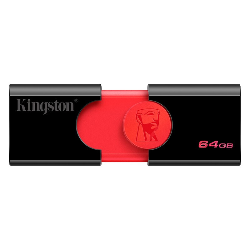 金士顿（Kingston）u盘 USB3.1 DT106系统投标车载高速U盘优盘 黑红款 64GB报价_参数_图片_视频_怎么样_问答-苏宁易购