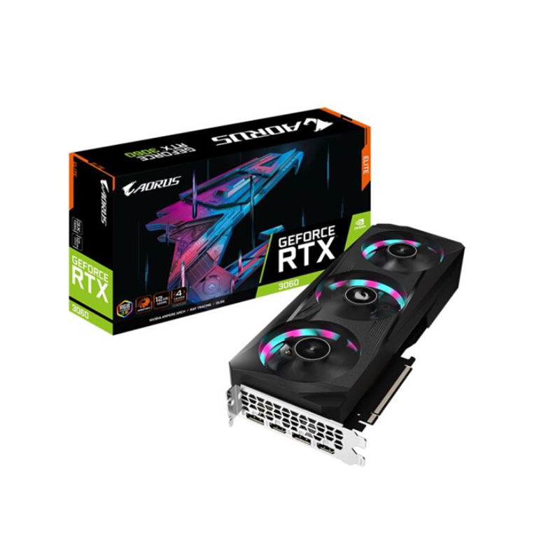 技嘉小雕(GIGABYTE)AORUS GeForce RTX 3060 ELITE 12G 2.0版本游戏甜品显卡参数配置_规格_性能_功能-苏宁易购