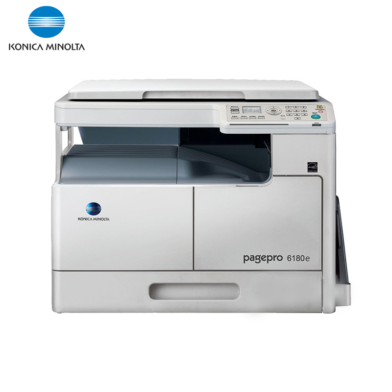 柯尼卡美能达(KONICA MINOLTA)bizhub pagepro 6180e A3黑白多功能复合机 16页/分 打印复印扫描(含盖板 ...