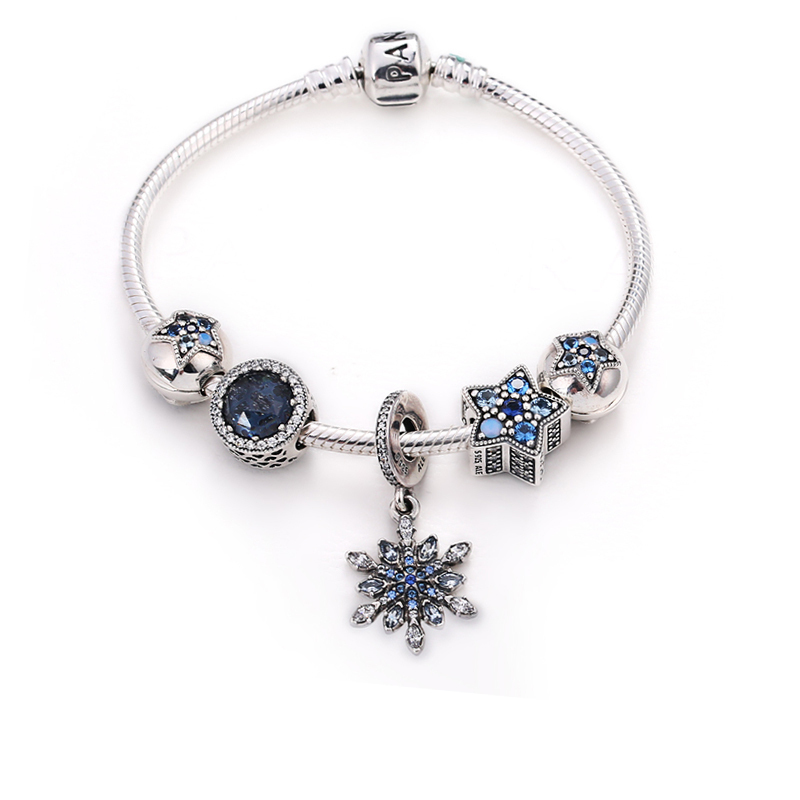 潘多拉(PANDORA)银手镯/手链/脚链796379NSBMX 潘多拉Pandora 璀璨星辰 时尚串珠成品手链 情人节送女友【价格 图片 ...