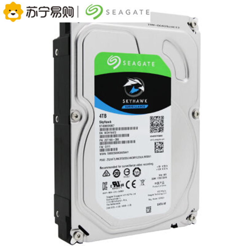 希捷(Seagate) 监控级硬盘4TB (ST4000VX005)参数配置_规格_性能_功能-苏宁易购