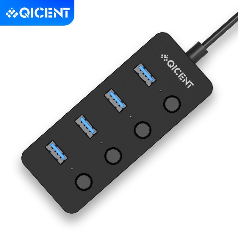 《QICENT USB分线器3.0高速一拖四hub扩展坞笔记本电脑通用 USB3.0分线器【黑色】953N1K》无著【摘要 书评 在线阅读 ...