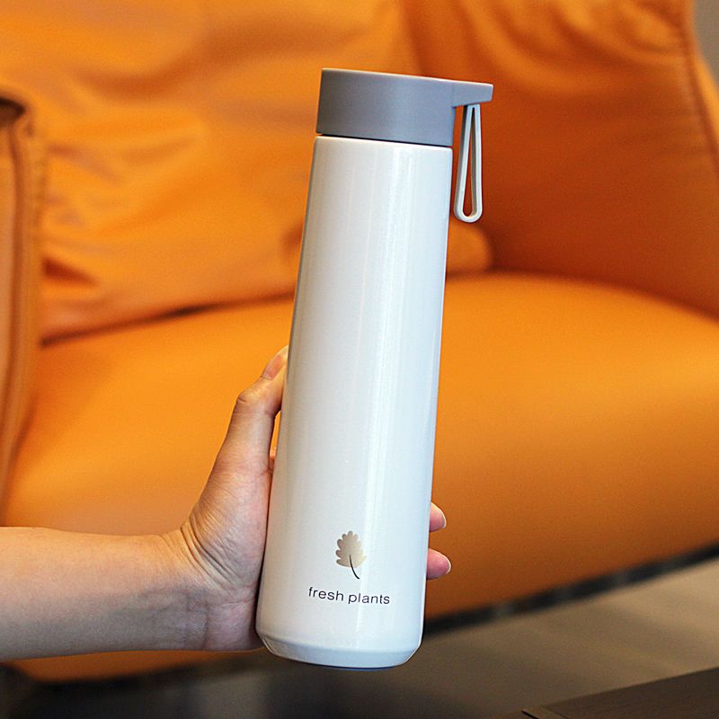 日式文艺清新保温杯男女学生可爱便携不锈钢水杯子大容量情侣茶杯 清新款-粉色 420ML报价_参数_图片_视频_怎么样_问答-苏宁易购