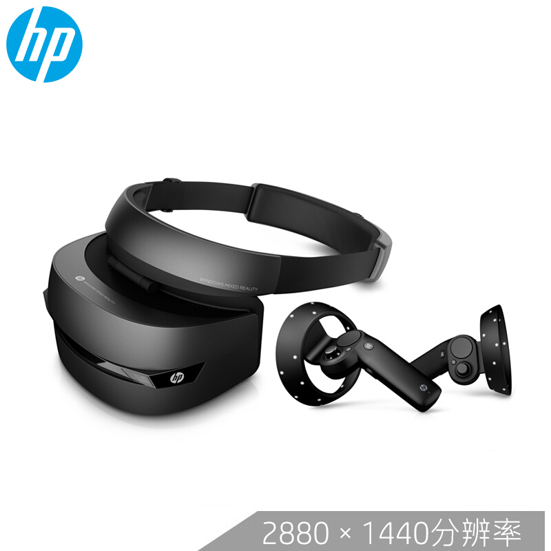 惠普(HP)MR VR1000-121cn混合现实VR眼镜 2.89英寸(支持VR AR 内置定位功能即插即用蓝牙手柄)参数配置_规格_性能_功能-苏宁易购