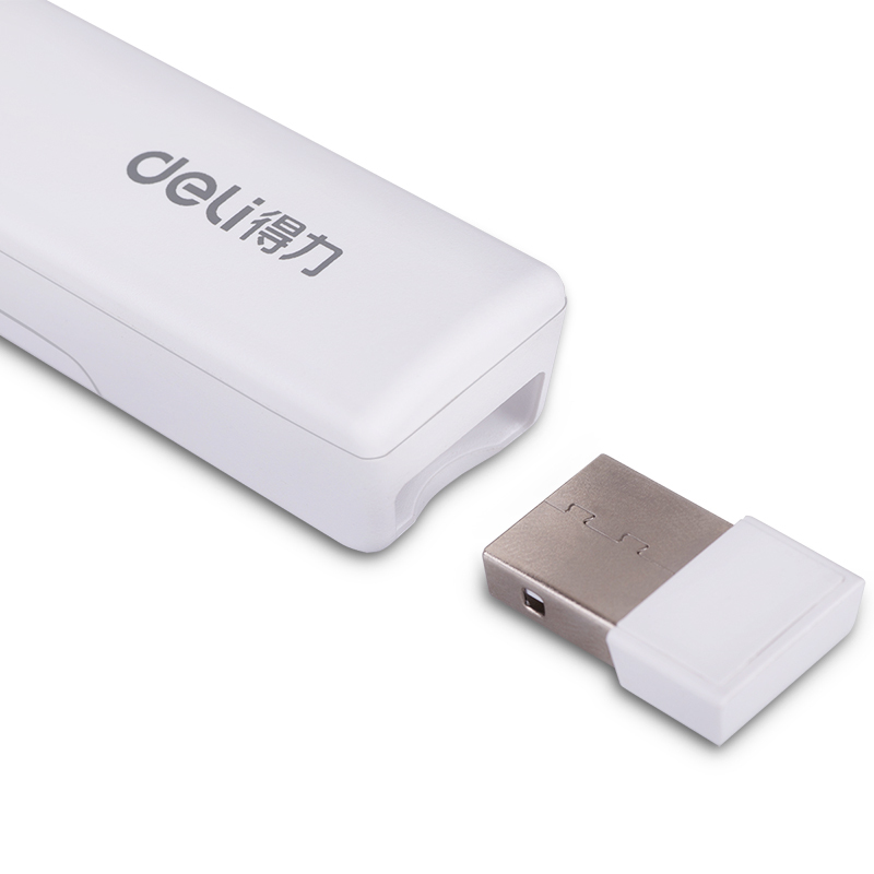 得力(deli)2802G激光笔 360度控制教师专用PPT激光翻页笔/无线演示器课件笔 绿光 白色报价_参数_图片_视频_怎么样_问答-苏宁易购