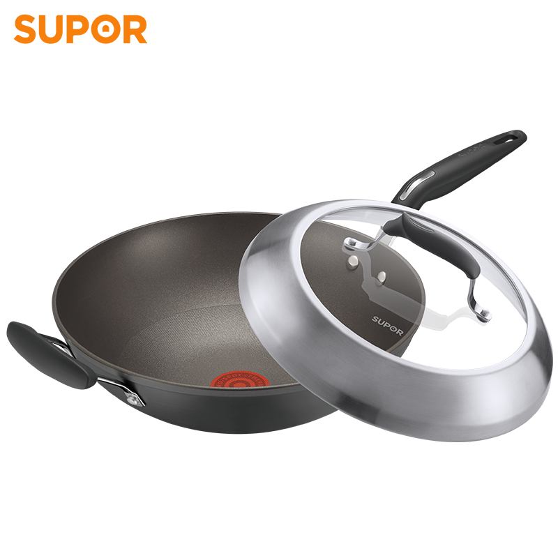 苏泊尔(SUPOR)炒锅PC32HA3 苏泊尔新品钛金刚第四代火红点炒锅不粘无油烟炒菜锅明火专用PC32HA3【价格 图片 品牌 报价】-苏宁 ...