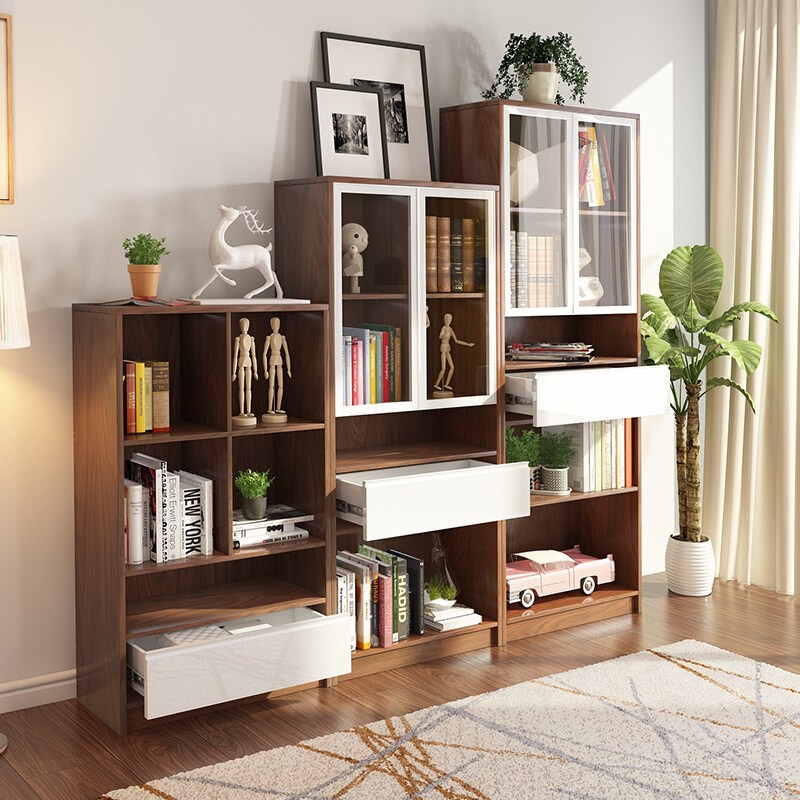 简约书架效果图,书架图片大全效果图_大山谷图库