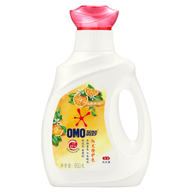 奥妙(OMO)洗衣液 自然工坊 阳光橙护色洗衣露950g[联合利华]视频介绍_奥妙(OMO)洗衣液 自然工坊 阳光橙护色洗衣露950g[联合利华]功能演示视频-苏宁易购