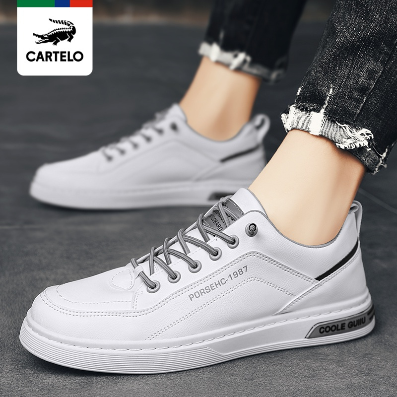 [线下专柜同款]卡帝乐鳄鱼(CARTELO)新款百搭男鞋休闲鞋板鞋皮鞋报价_参数_图片_视频_怎么样_问答-苏宁易购