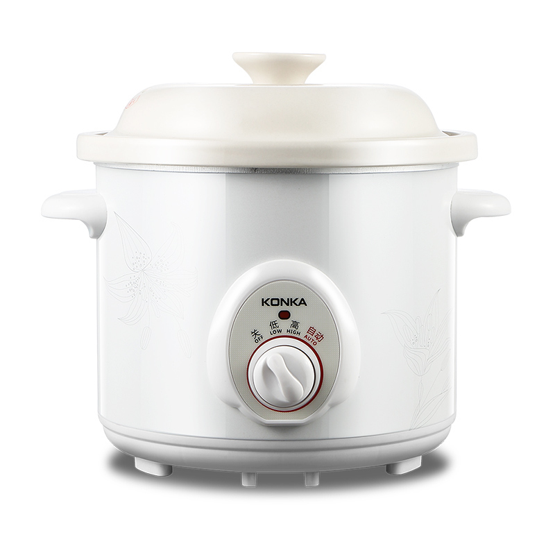 康佳 康佳(KONKA) KGDG-35 3L白瓷内档电炖锅三档火力视频介绍_康佳 康佳(KONKA) KGDG-35 3L白瓷内档电炖锅三档 ...