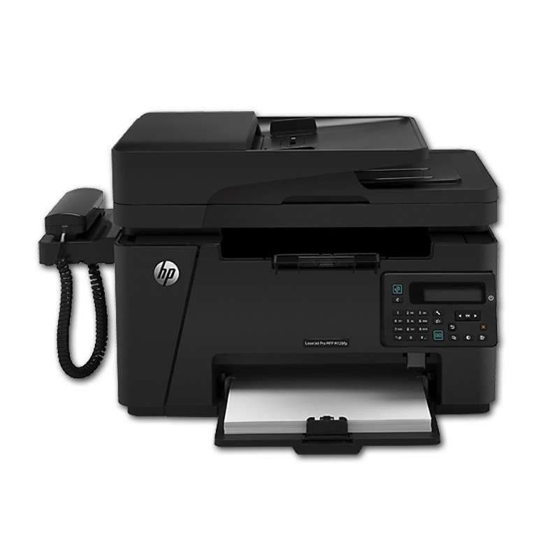 惠普HP LaserJet Pro MFP M128fp/M128FN/128FW 黑白激光多功能打印机一体机(打印复印扫描传真)传真带话筒 ...